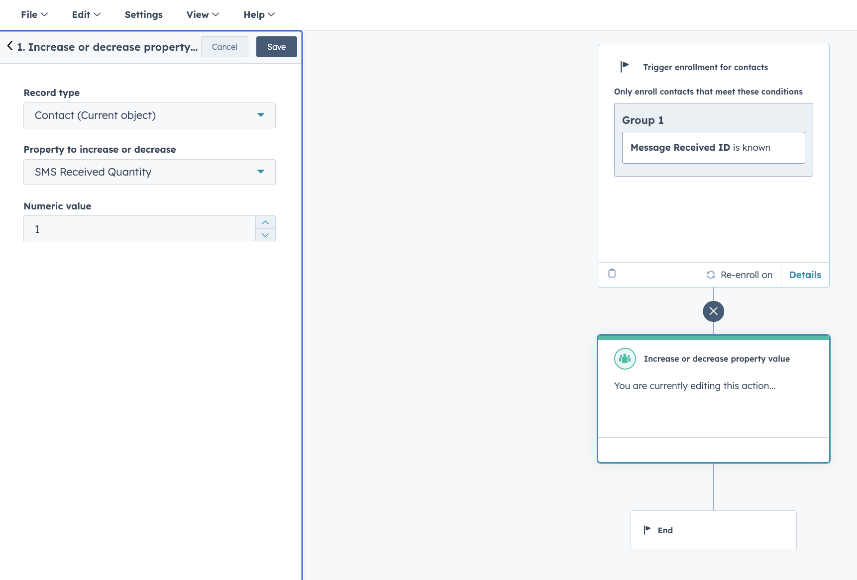 Populate the HubSpot SMS Sent and Received Quantity Properties – Sakari Support Center