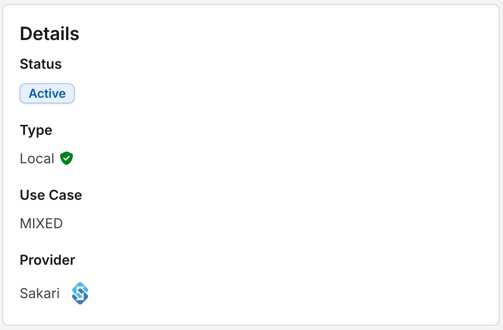 Sender details – Sakari Support Center